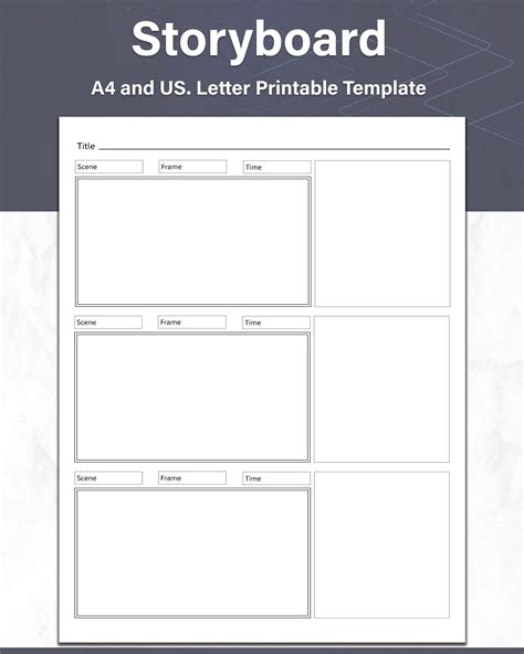 Storyboard Template For Powerpoint
