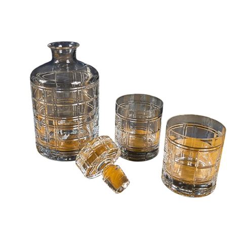 Ralph Lauren Dining Ralph Lauren Vintage Glen Plaid Crystal