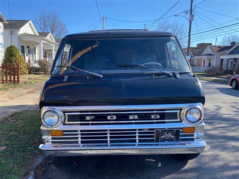 1972 Ford Econoline Van Black Rwd Automatic E100 For Sale