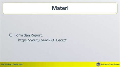 MS ACCESS FORM DAN REPORT PDF