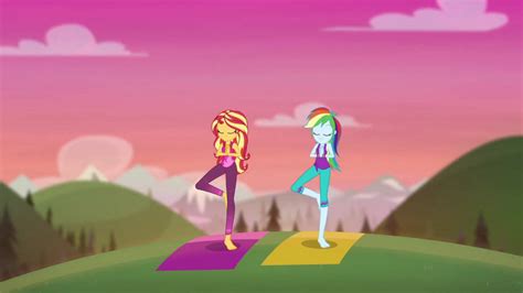 Sunset Shimmer And Rainbow Dash 3 By Fluttercool On Deviantart