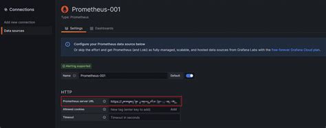 Query Metric Data And Configure A Data Source For A Self Managed Grafana System Application