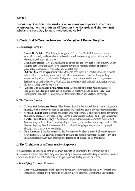 week 4 not lecture notes week 4 discussion question how useful is