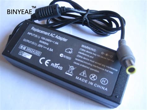 20V 4 5A 90W AC DC Power Supply Adapter Battery Charger For LENOVO ThinkPad E40 E50 L410 L412