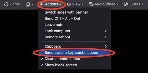 Using Key Combinations Cross Platform Macos To Windows Teamviewer