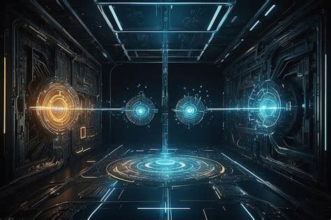 Premium Photo Quantum Encryption Key Exchange