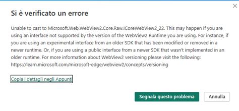 issue with opening power bi error related to web microsoft