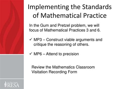 Ppt Integrating Mathematical Practices In Problem Solving Grades 1 4