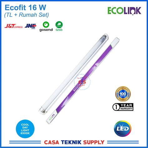 Promo Lampu ECOLINK TL LED SET Ecofit Watt Watt W W RUMAH LAMPU Diskon Di Seller