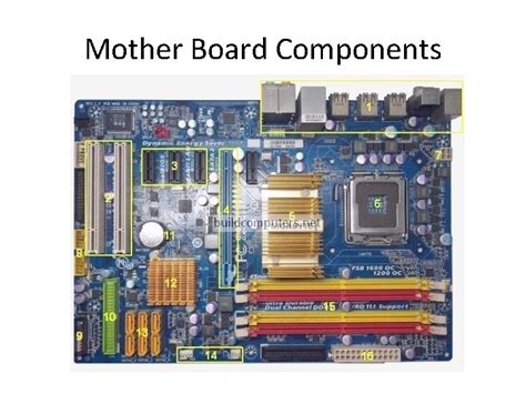 Assembling Disassembling Of Cpu Mother Board Components Components