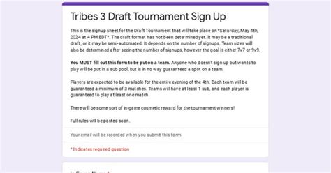 Tribes 3 Rivals Ctf Draft Tourney 2 Saturday May 4th 4pm Est