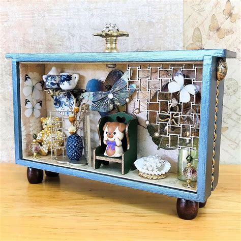 Shadow Box Art Assemblage Art Mixed Media Art Art Home Décor Unique