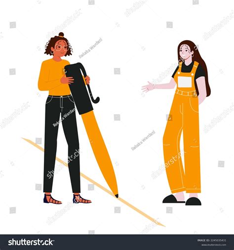 Illustrative Image Set Boundaries Someone Stock Vector Royalty Free Shutterstock