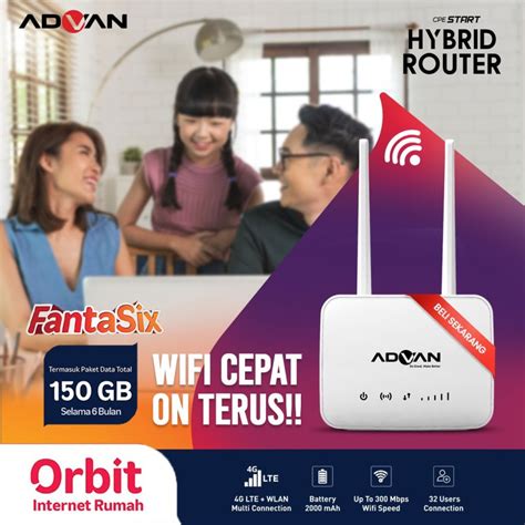 Jual Router G Modem Wifi Advan Cpe Router Start Unlock Battery Mah Free Orbit Gb