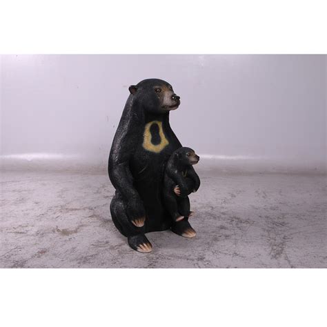 Malayan Bear With Cub Van Dam Decoratie