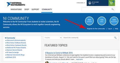 Creating An Account On The Ni Community Ni Community