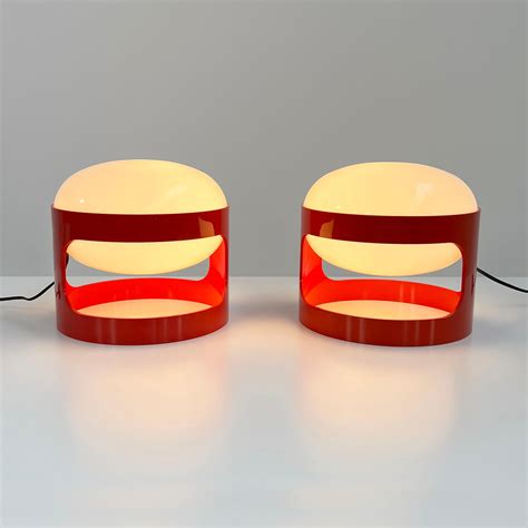 Red Kd27 Table Lamp By Joe Colombo For Kartell 1970s For Sale At 1stdibs