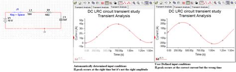 Transient Analysis RLC In Multisim Problem All About Circuits