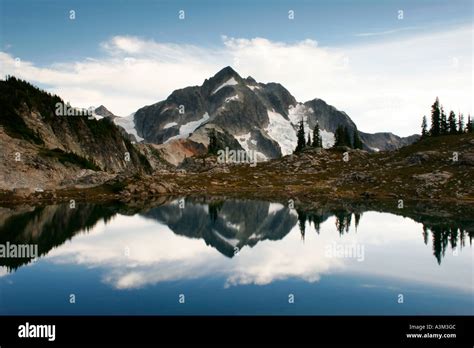 Whatcom Peak Reflected In A Tarn Above Whatcom Pass North Cascades