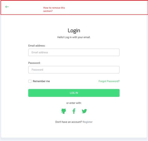 how to remove nbauthcomponent header · issue 2066 · akveo ngx admin