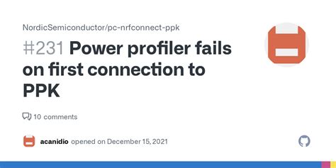 Power Profiler Fails On First Connection To Ppk · Issue 231