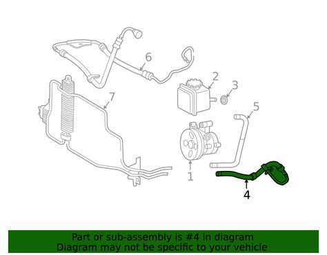 211 466 20 81 High Quality Power Steering Return Hose For Autonation