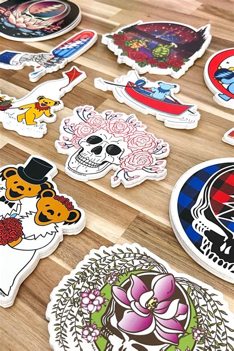 Grateful Dead Stickers Little Hippie