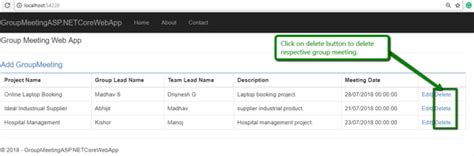 Crud Operation In Asp Net Core With Razor Pages Using Ado Net