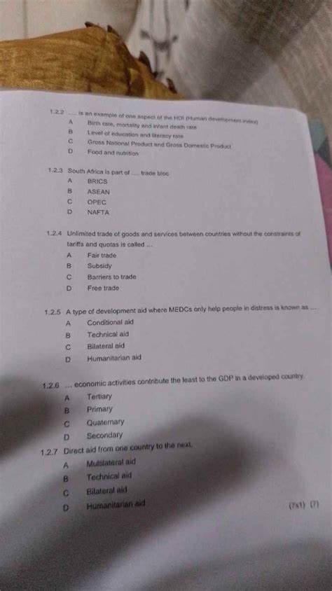 122 Is An Example Of One Aspect Of The Hdi Human Development Index