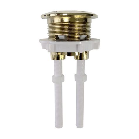 Arezzo Brushed Brass Cistern Flush Button