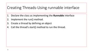 Java Threads PPT