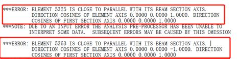 Abaqushow To Solve Element Is Parallel With Its Beam Section Axis Researchgate