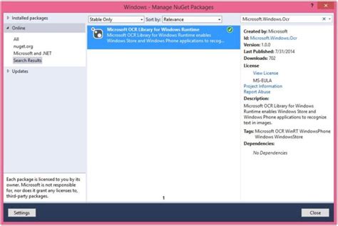 Running The Sample Microsoft Ocr Application