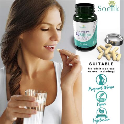 Soetik 50 Billion Live Bio Cultures Premium High Strength Vegan Multi