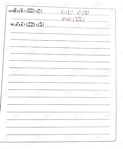 Solved Find The Sum Of The Following Vectors A Vector Ab