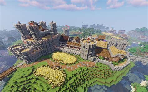 A Medieval City I Have Been Working On Rminecraft