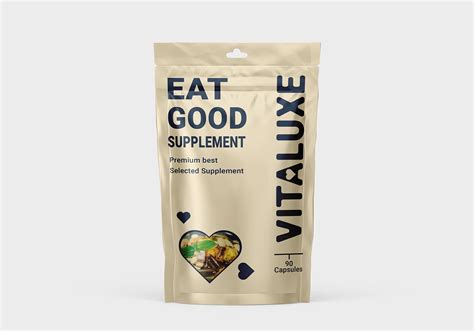 Supplement Pouch Packaging Design Behance