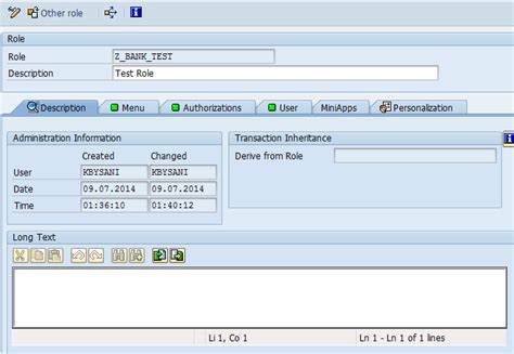 SAPSECURITY SAP Role Administration Activity