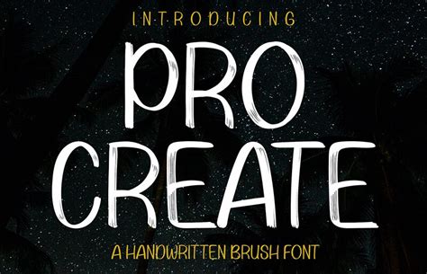 Procreate Font
