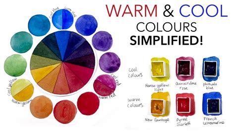 Warm And Cool Colours Simplified How To Make The Best Colour Mixtures Youtube