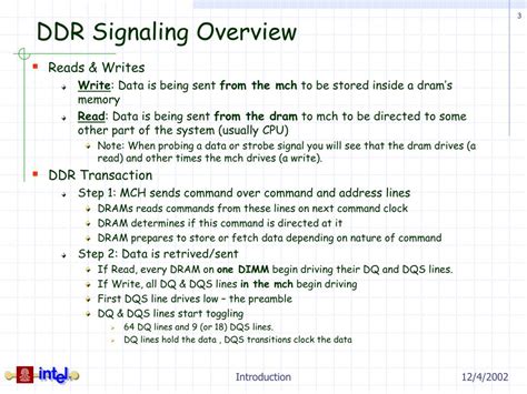 PPT DDR Signaling And Measurement PowerPoint Presentation Free Download ID