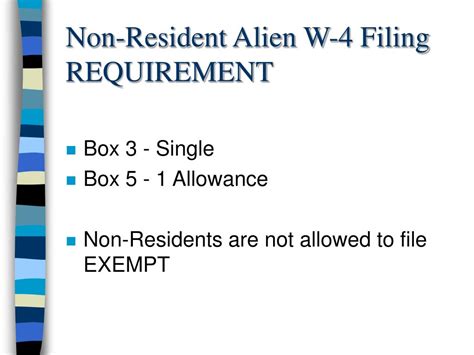 Ppt Non Resident Alien Taxation Powerpoint Presentation Free