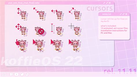 「free Animated Cursor」happy Two Years Koffies Ko Fi Shop