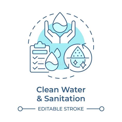 Water And Sanitation Logo Goal 6 Clean Water And Sanitation Hey
