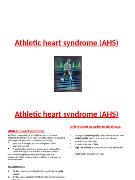Athletic Heart Syndrome Ppt Pdf