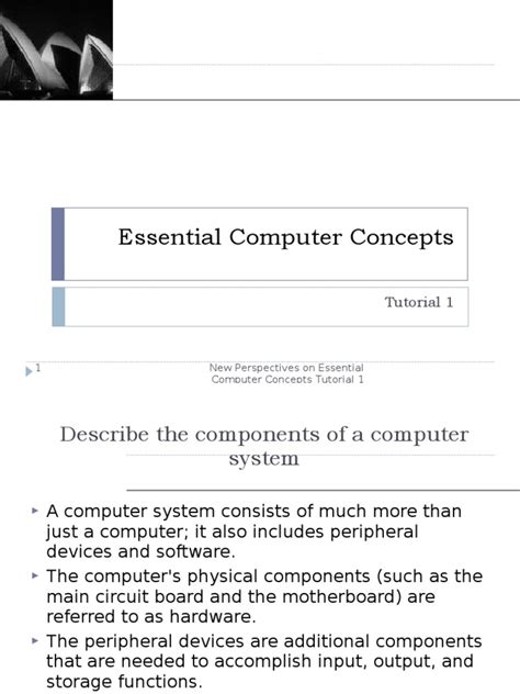 Essential Computer Concepts Pdf Computer Data Storage Computer