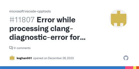 Error While Processing Clang Diagnostic Error For Float Issue Microsoft Vscode