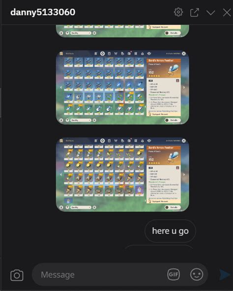 Self Vouch From Udanny5133060 Task Was To Farm 12 Stars Artifacts