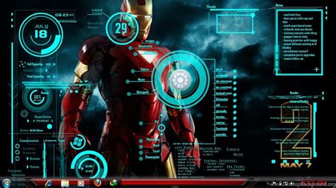 Jarvis Iron Man Wallpapers Widescreen Wallpaper Cave