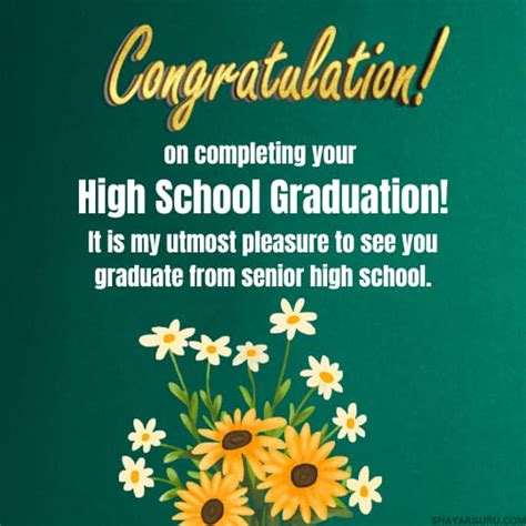 Graduation Message For High Schooler School Activities